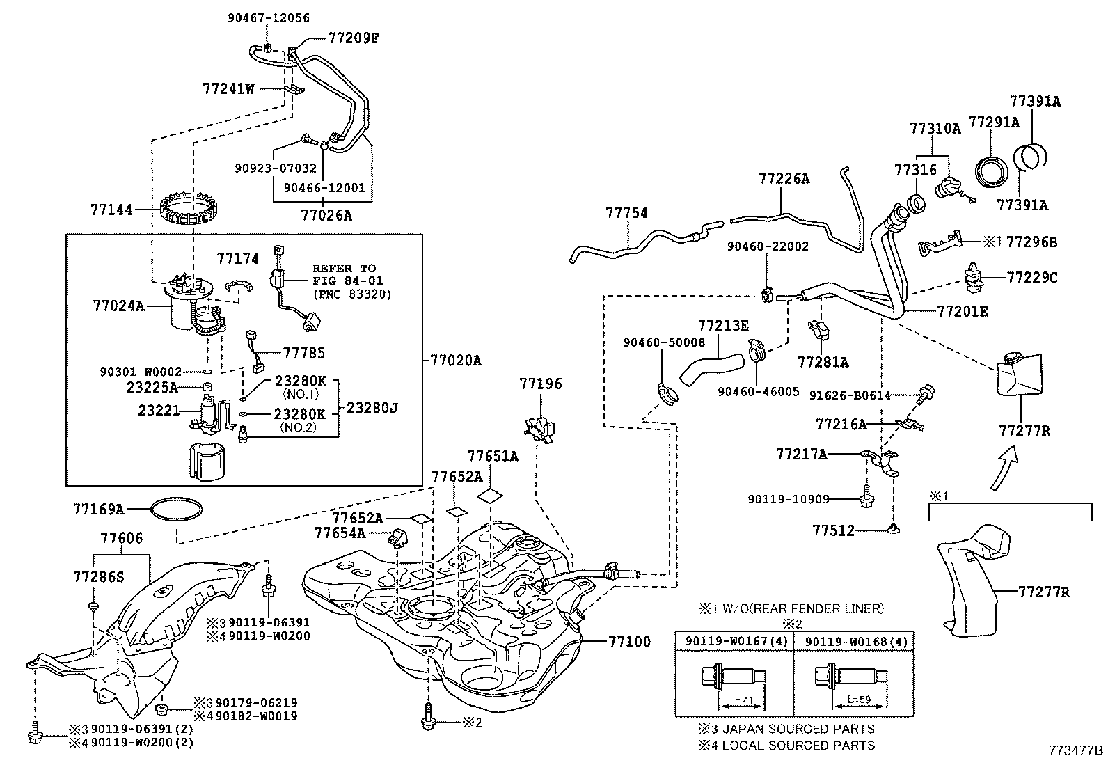 TOYOTA COROLLAZRE181L-DEXNKW - BODY - FUEL TANK TUBE | Japan Parts EU