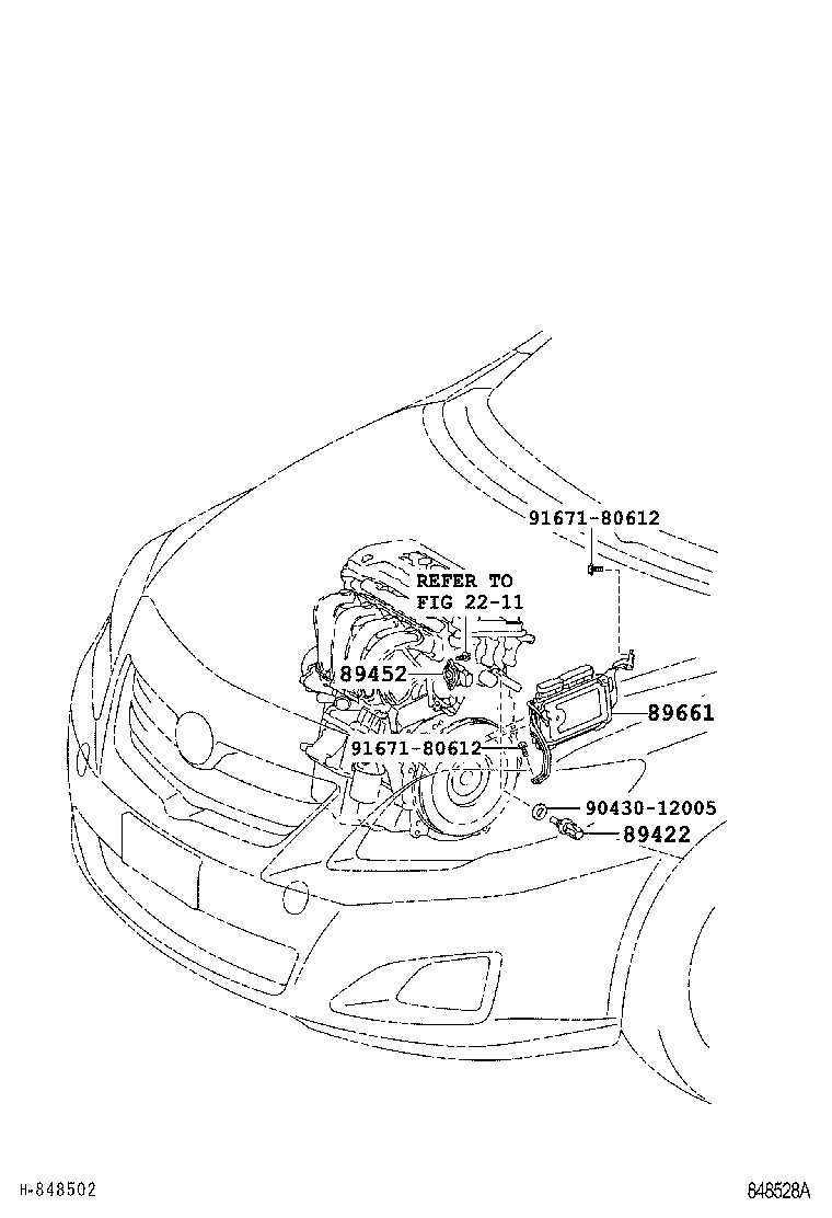 TOYOTA COROLLA SED JPPZZE150R-AEMDKW - ELECTRICAL - ELECTRONIC FUEL ...