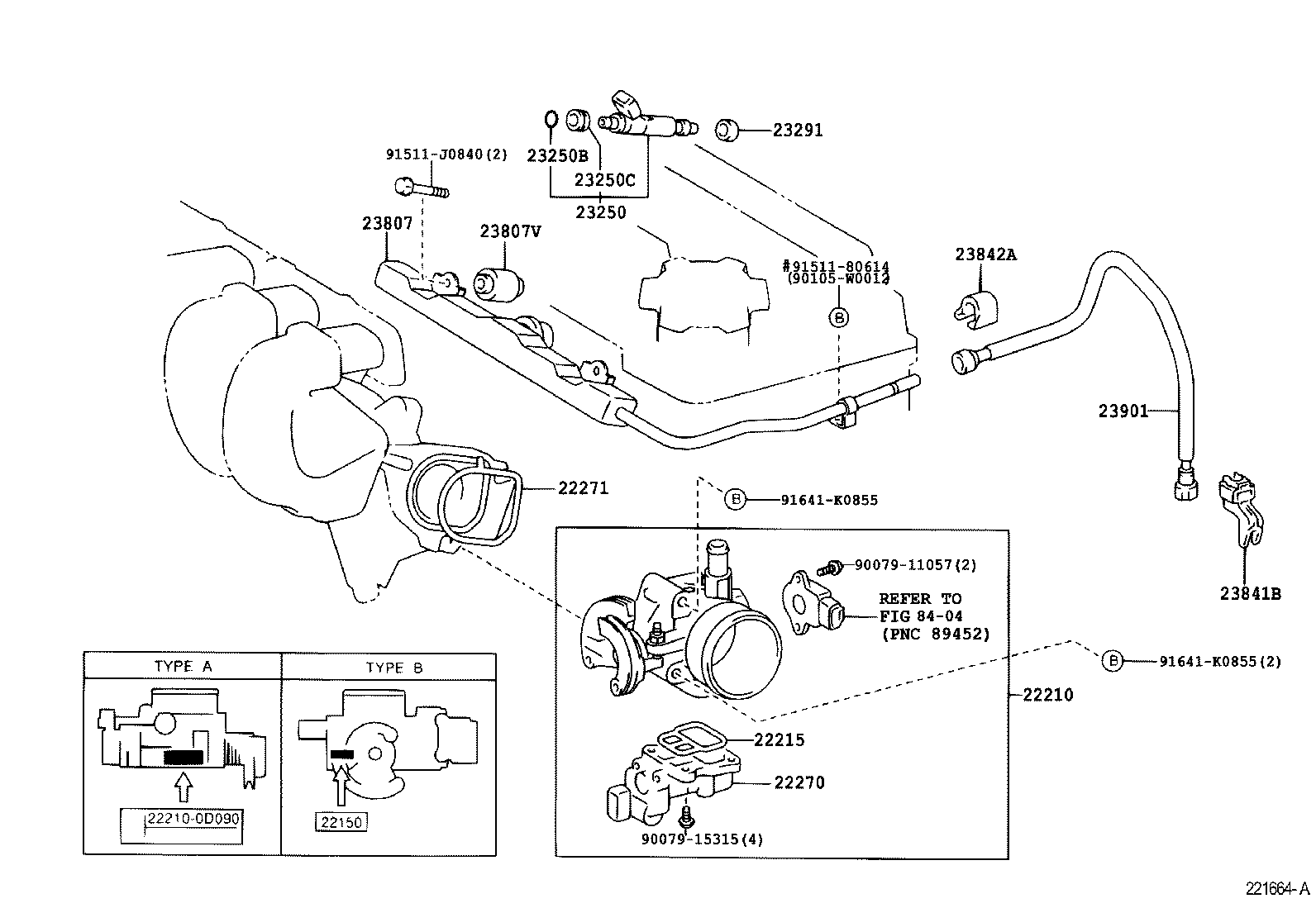 TOYOTA COROLLA HB UKPZZE120R-DHMDKW - TOOL-ENGINE-FUEL - FUEL INJECTION ...