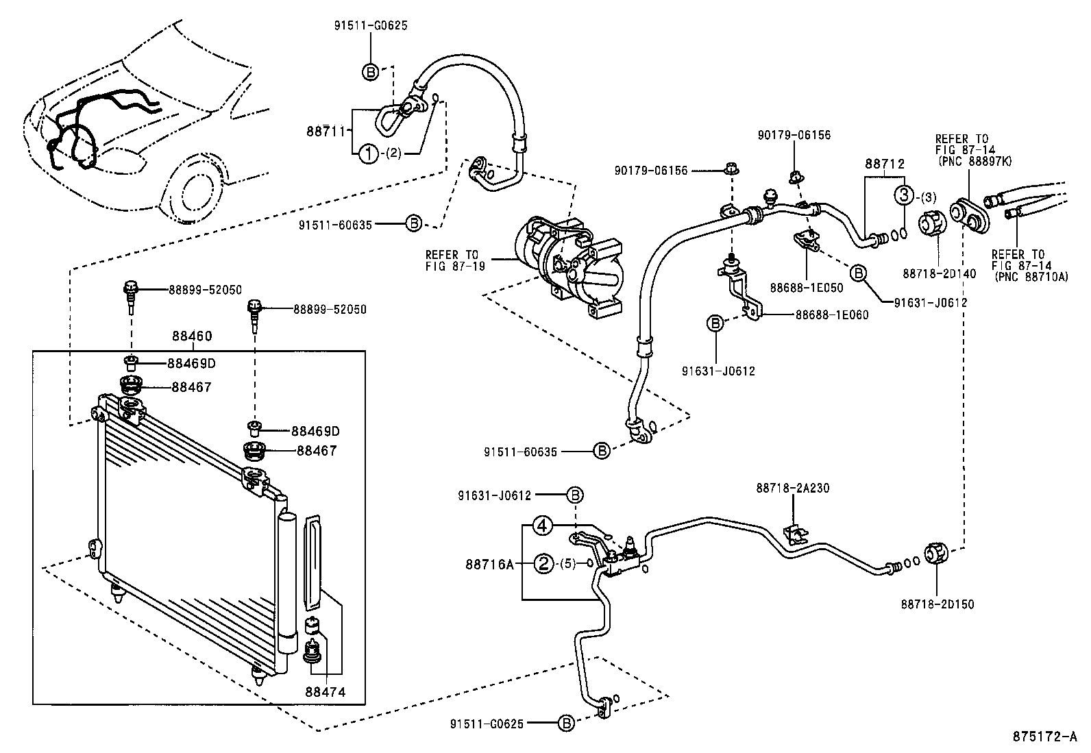 TOYOTA COROLLA VERSOCDE120L-FWMNYW - ELECTRICAL - HEATING AIR ...