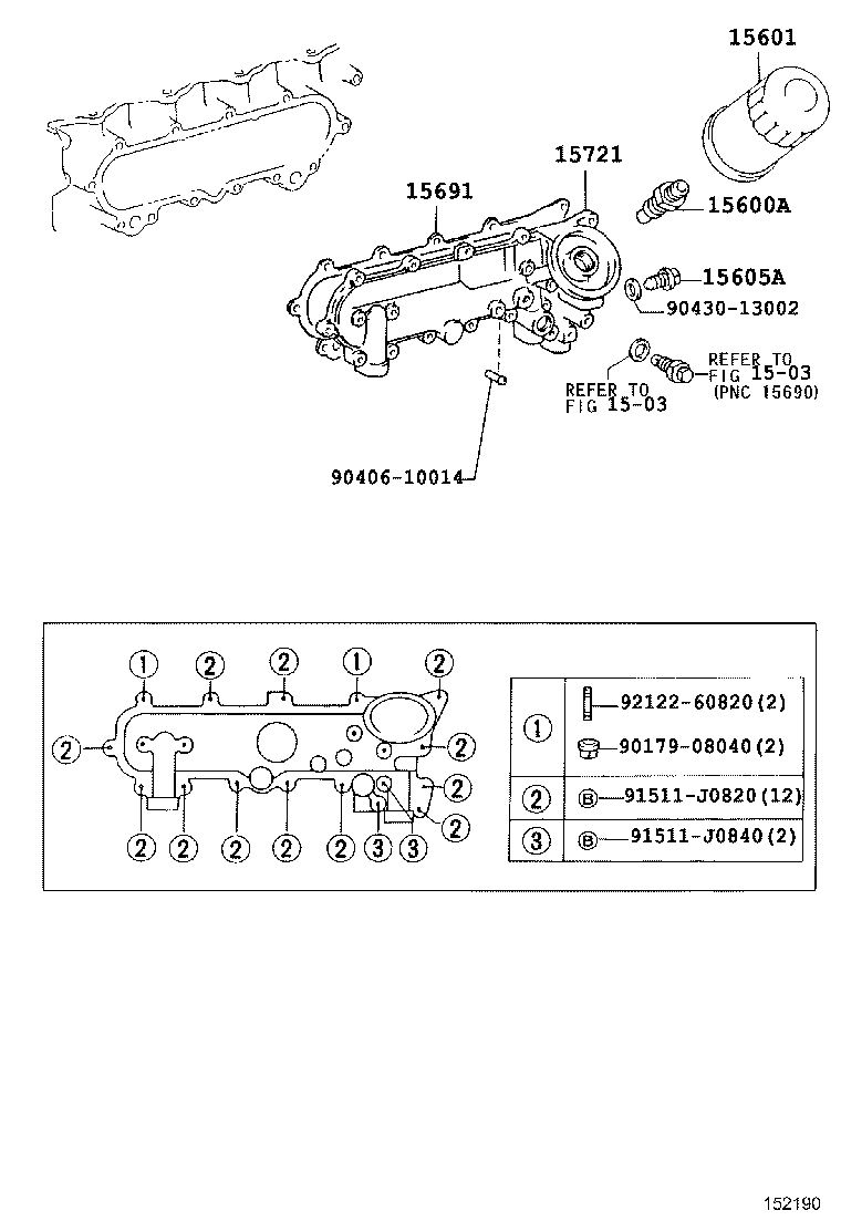 TOYOTA LAND CRUISER 70HZJ79L-DKMRSV - TOOL-ENGINE-FUEL - OIL FILTER ...