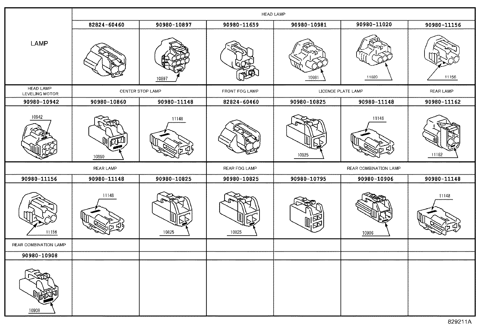TOYOTA COROLLA ALTISZRE172R-GEXDKQ - ELECTRICAL - WIRING CLAMP | Japan ...