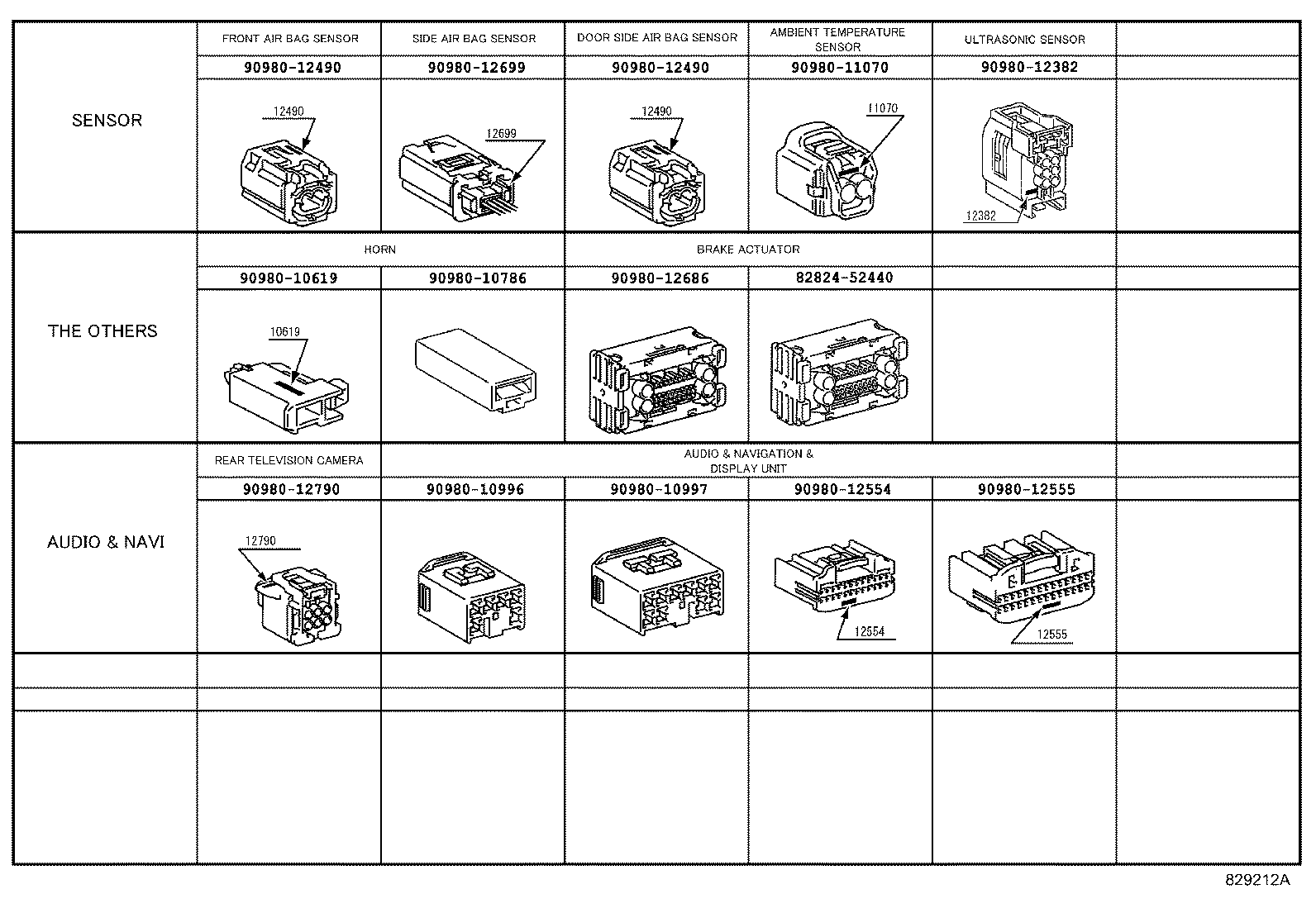 TOYOTA COROLLA ALTISZRE172R-GEXDKQ - ELECTRICAL - WIRING CLAMP | Japan ...