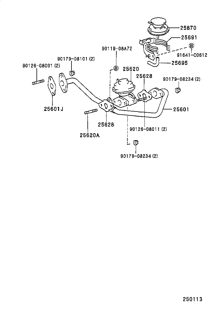 TOYOTA HILUXRZN168L-PRMDK - TOOL-ENGINE-FUEL - EXHAUST GAS ...