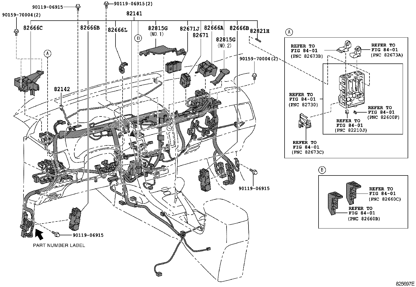 TOYOTA COROLLA SED WGZZE142L-AEPNK - ELECTRICAL - WIRING CLAMP | Japan ...