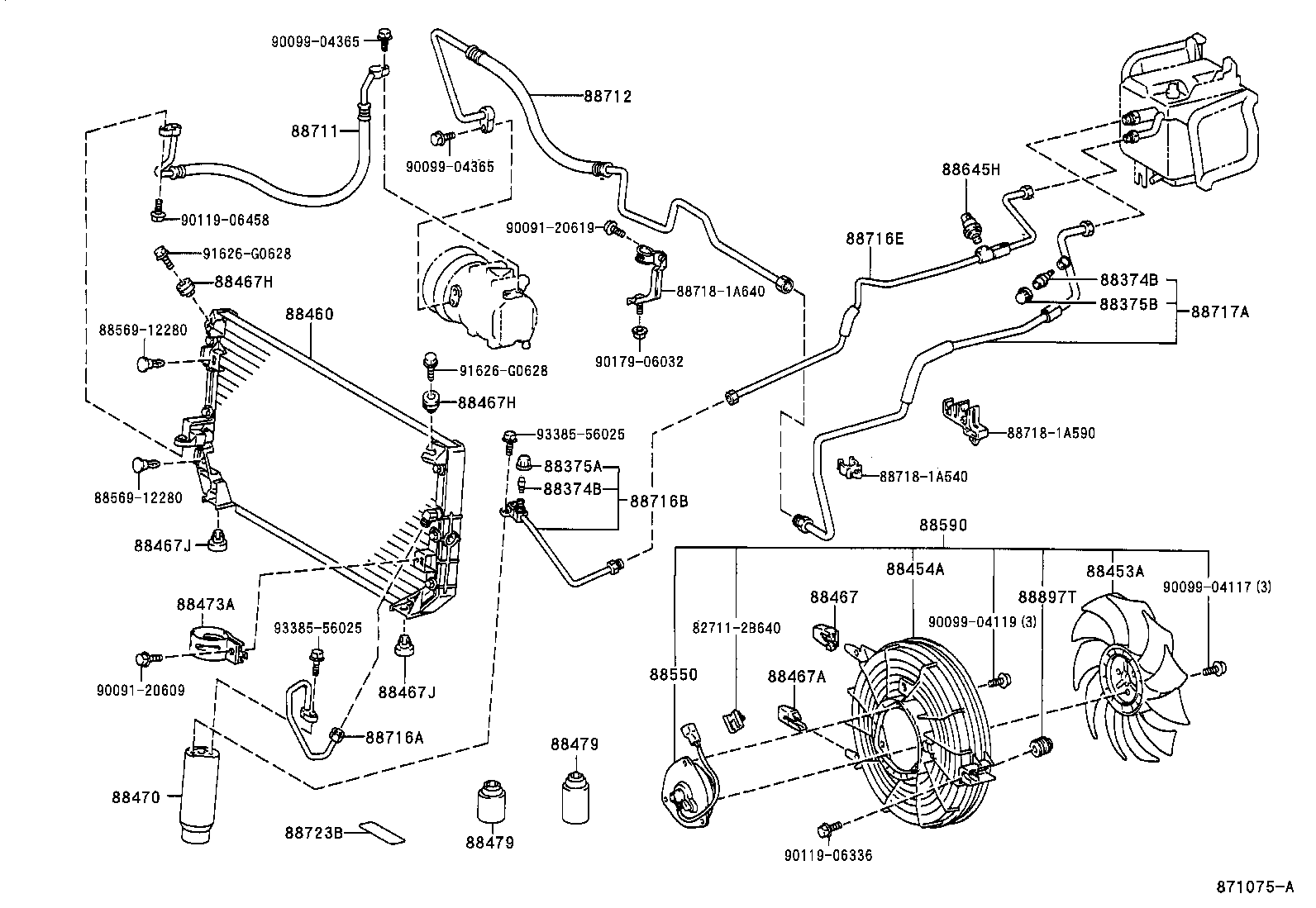 1996 Toyota Corolla Parts Diagram