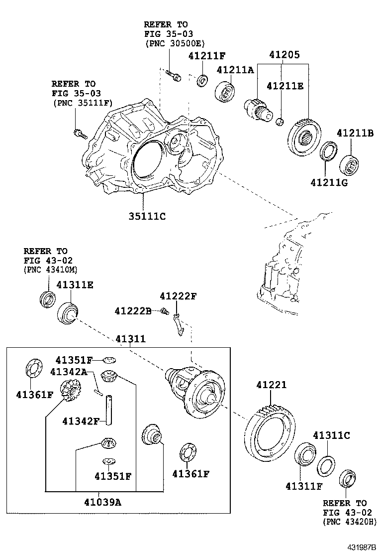 Toyota Corolla Jppzre142l Aepdka Powertrain Chassis Front Axle