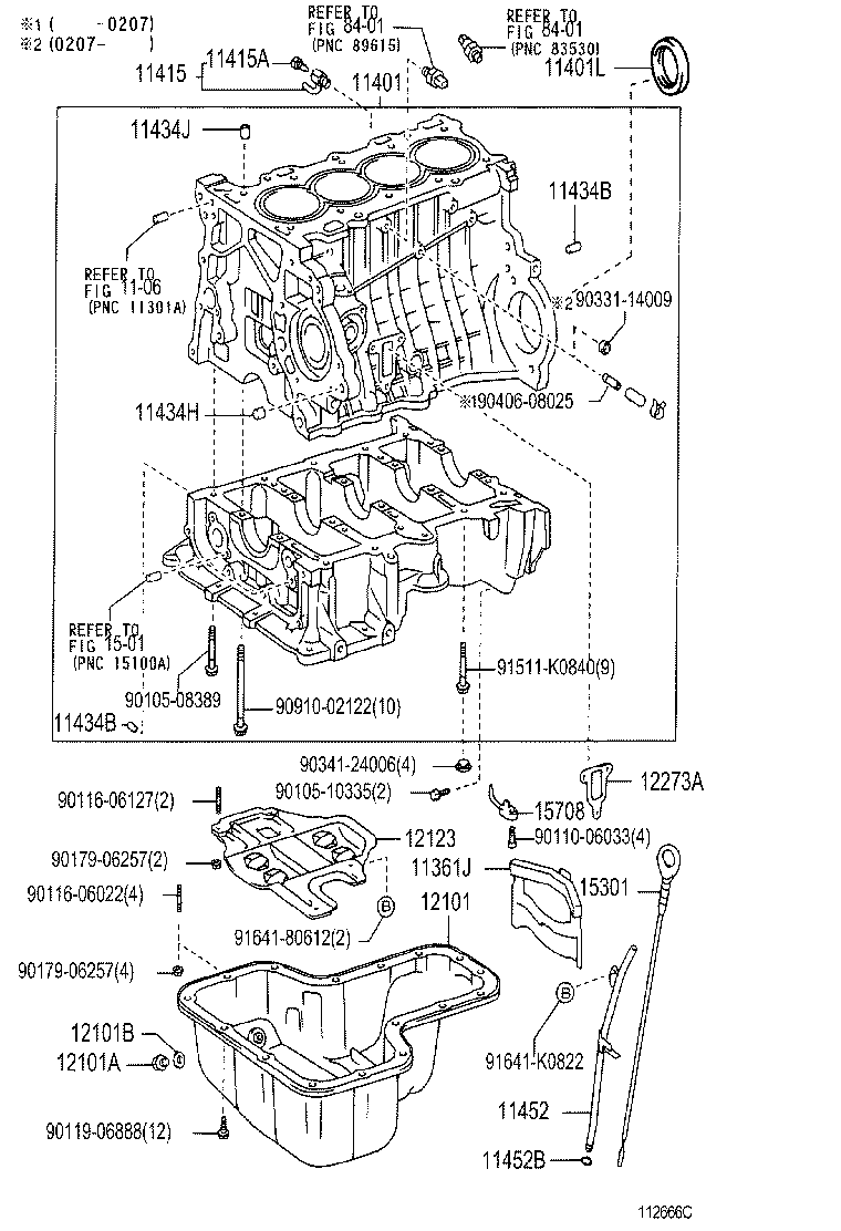 TOYOTA COROLLA MATRIX NAPZZE131L-DEFSFA - TOOL-ENGINE-FUEL - CYLINDER ...