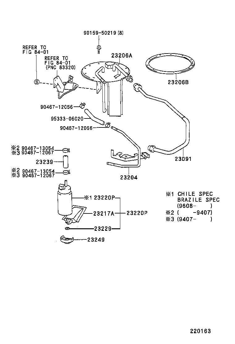 TOYOTA COROLLA JPPAE101L-AEHDKA - TOOL-ENGINE-FUEL - FUEL INJECTION ...