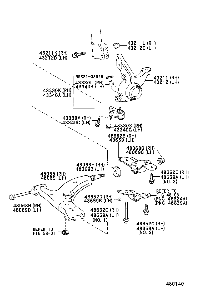 Toyota Corolla Nap Sedae101l Dehdka Powertrain Chassis Front Axle